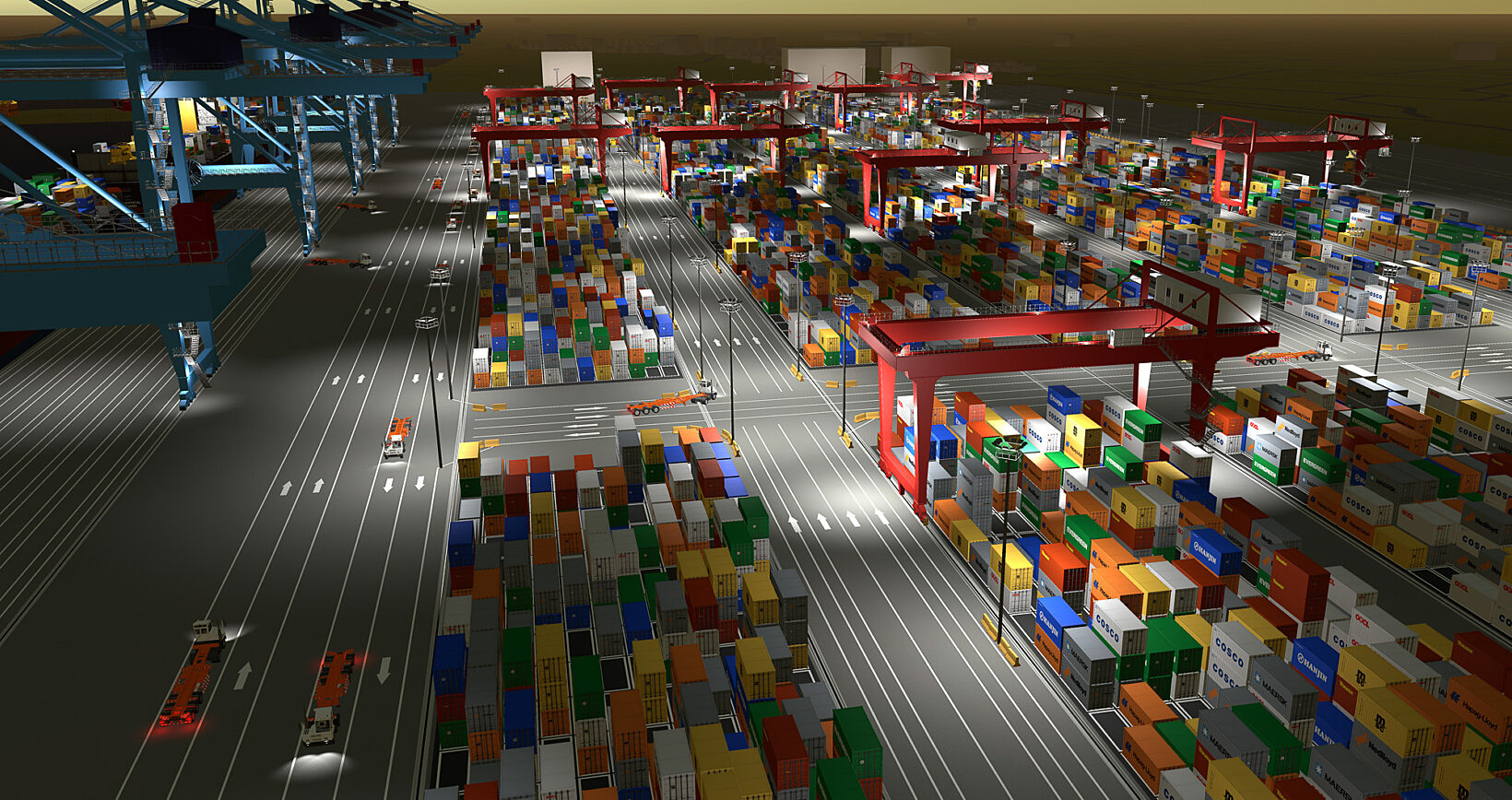 RT Digital Twin container terminal | Camco Technologies