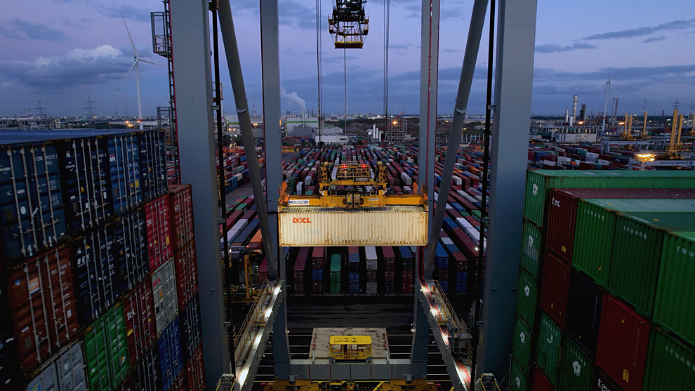 BoxCatcher STS-crane OCR container reading | Camco Technologies